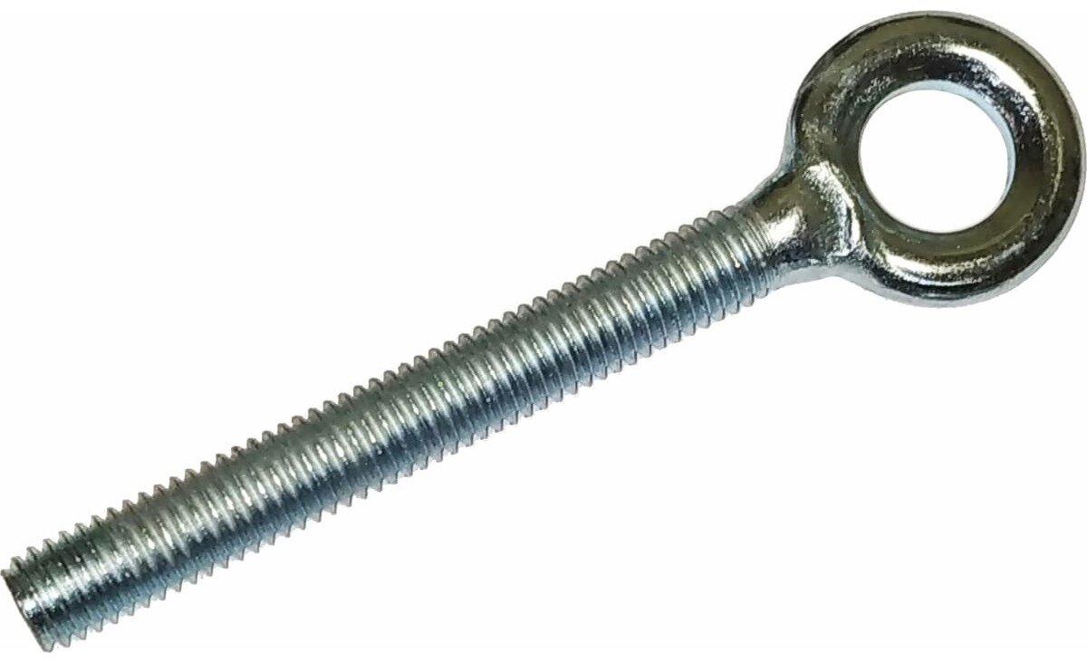 Винт MIXTON / Микстон метрический с кольцом оцинкованный, стальной, серый, 12×100мм, 1шт. / крепеж
