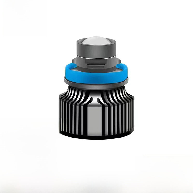 Линзы автомобильные, H7, H11, двухцветные, голубой лед + белый，2 шт.