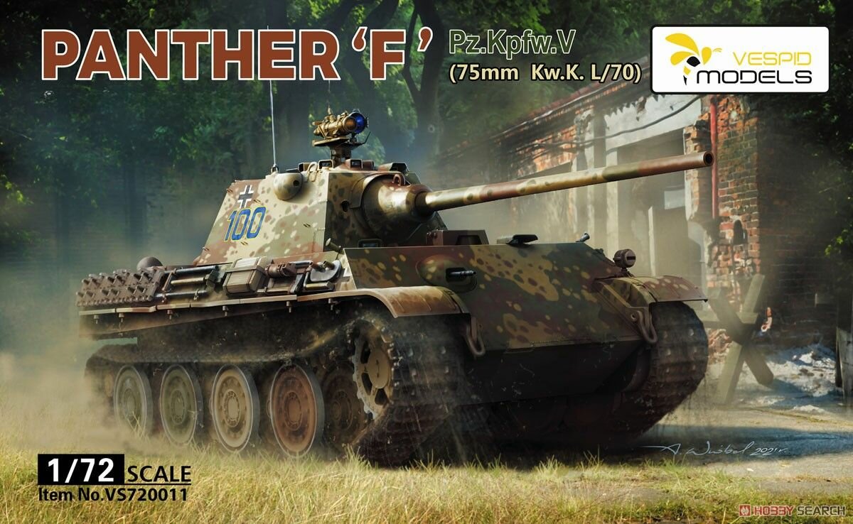 Vespid Models VS720011 1/72, Немецкий средний танк Panther сборная масштабная модель для хобби, коллекционирования и диорам