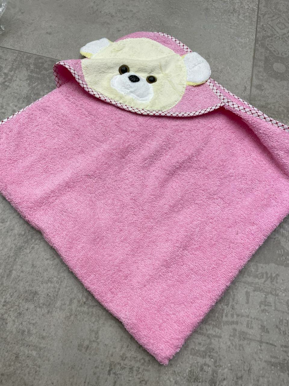 Полотенце-уголок детское, махра 82*82 см.