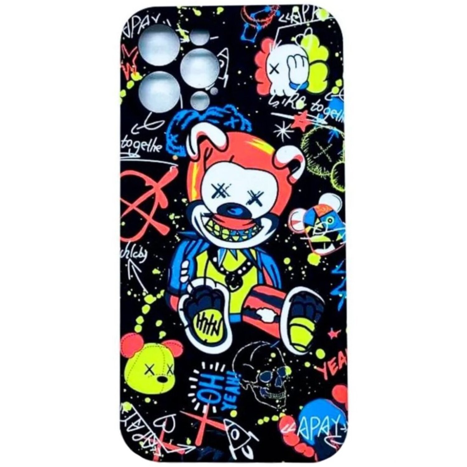 Чехол накладка пластик Luxo для iPhone 13 Pro 8, с рисунком.