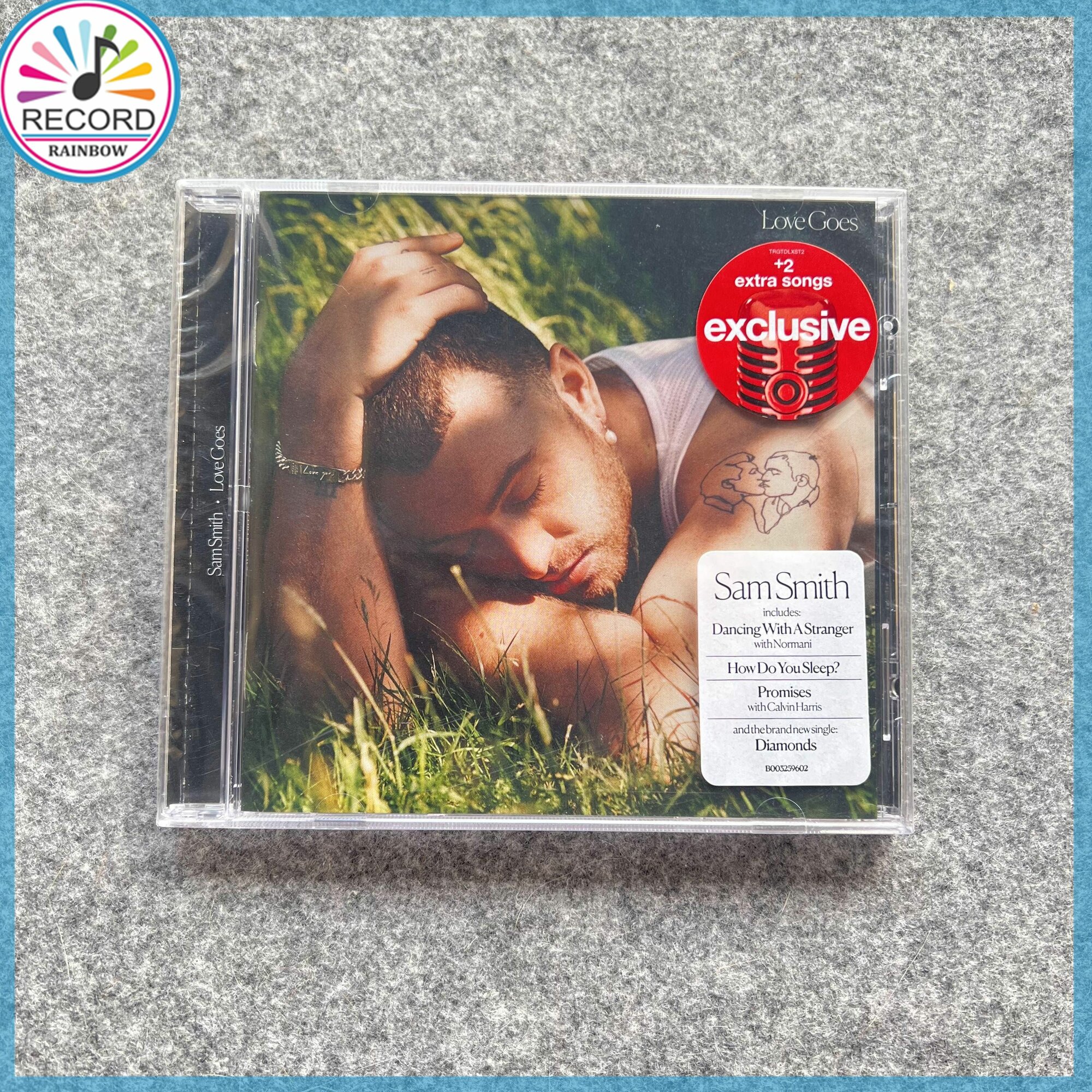 Sam Smith Love Goes +2 Extra Songs CD настоящий Герметичная упаковка совершенно новый