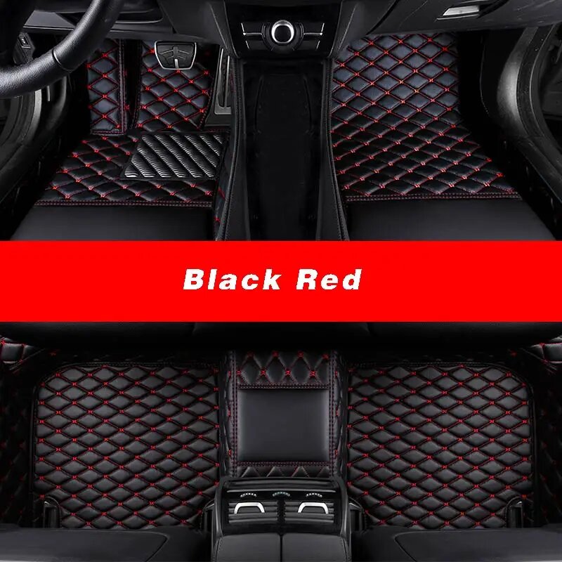 Автомобильные коврики на заказ для пикапа VGV U75Plus U75 U70 U70PRO, автомобильные ковры, аксессуары для ног Black Red, U70PRO