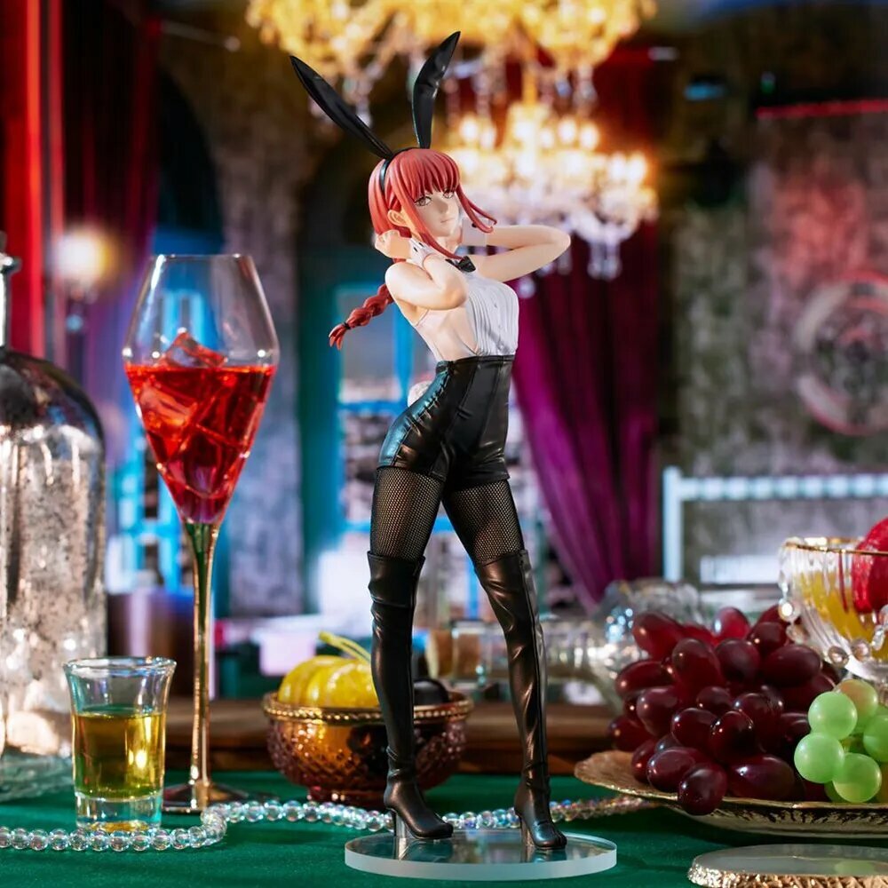 Фигурка Человек-бензопила Аниме Пауэр, Макима Девочка-зайчик/Chainsaw Man Power Makima, Bunny girl (30cm)