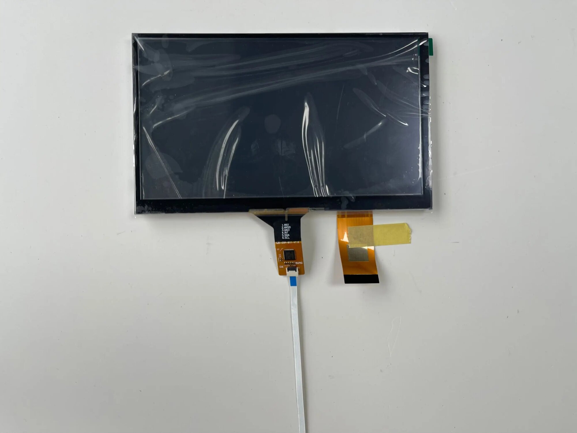 Новая оригинальная 7-дюймовая ЖК-панель YA070B4027-AO с емкостным сенсорным экраном для автомобильных GPS-навигационных ЖК-модулей