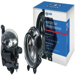 Набор фар противотуманных с комплектом подключения к автомобилю ваз 1118 калина и его модификаций LA