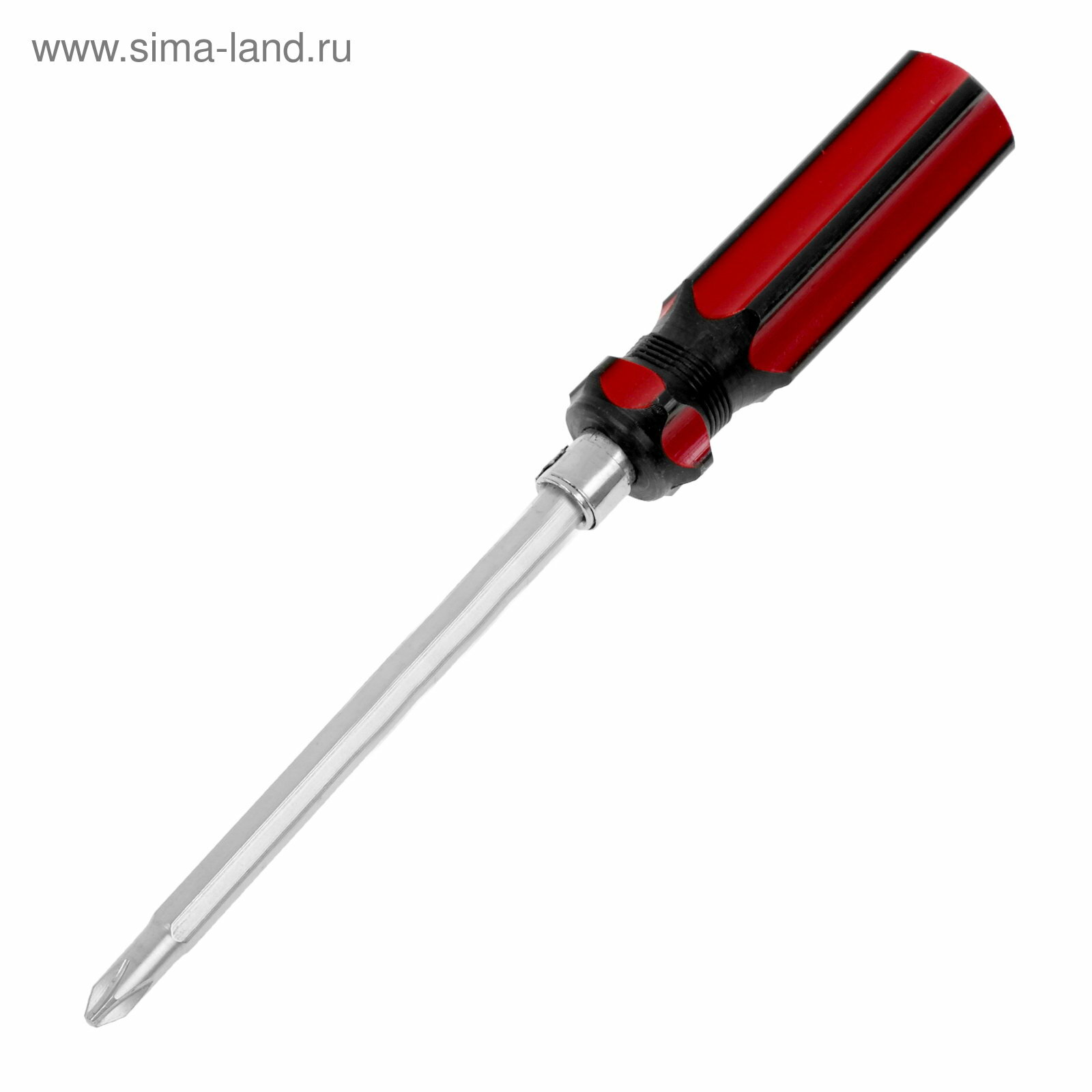 Отвертка комбинированная 2 в 1, пластиковая рукоятка, PH2/SL6x125 мм