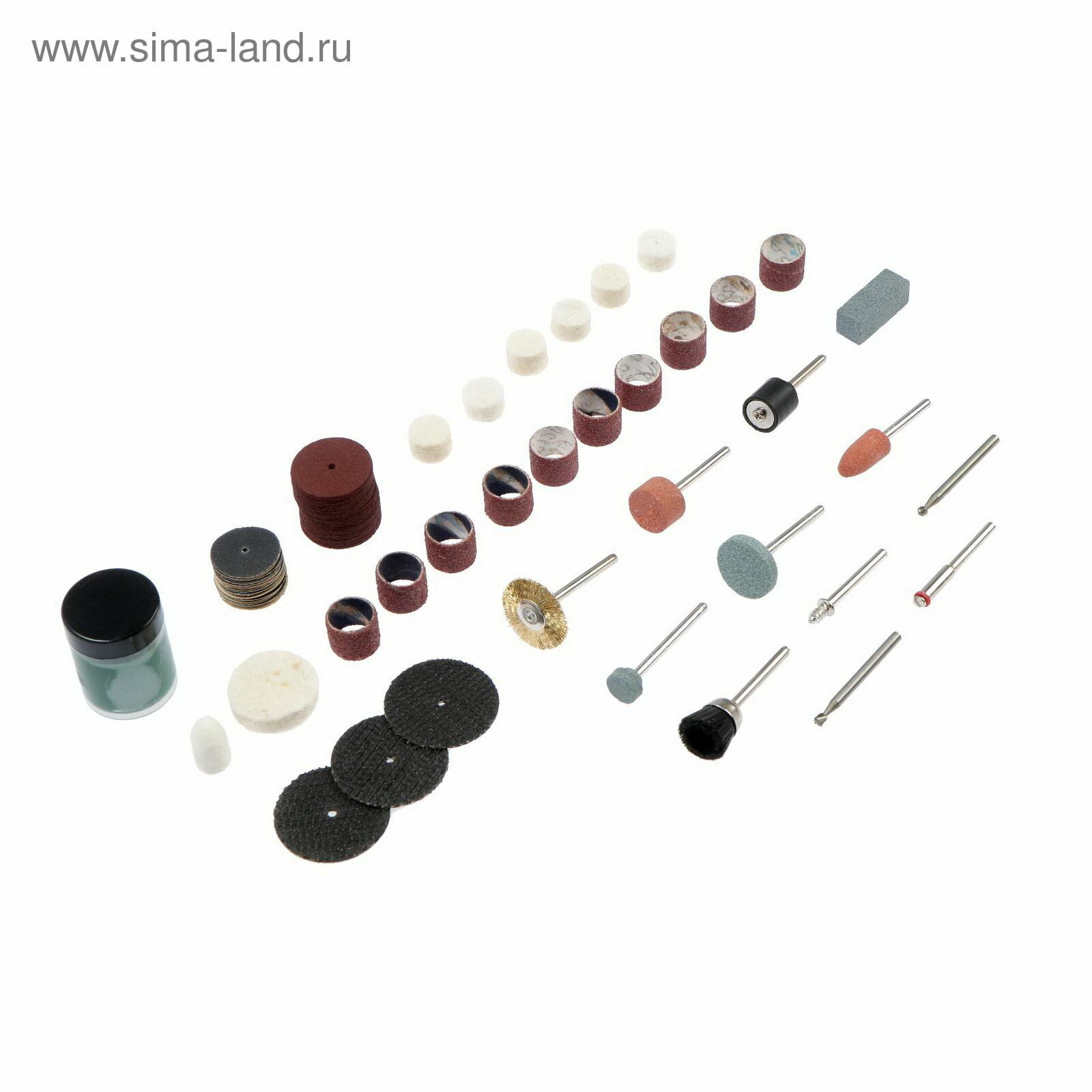 Набор насадок для граверов и бормашин диаметр хвостовика 3 мм, 105 шт.