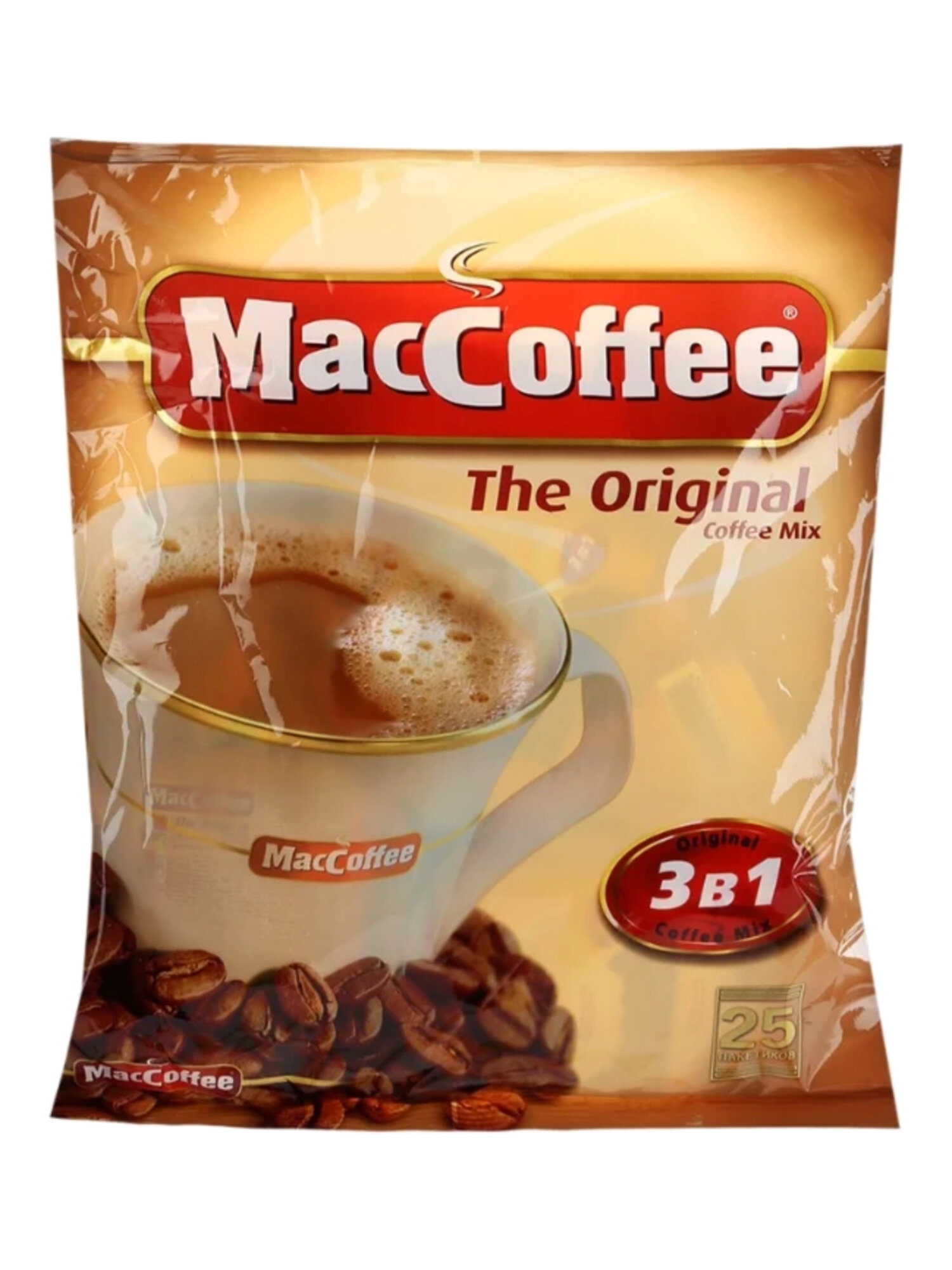 Растворимый кофе MacCoffee The Original 3 в 1 25 пак