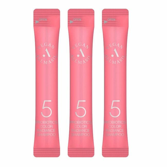 Шампунь для волос окрашенных ALLMASIL 5 Probiotics Color Radiance Shampoo Stick pouch - 3 штуки по 8ml