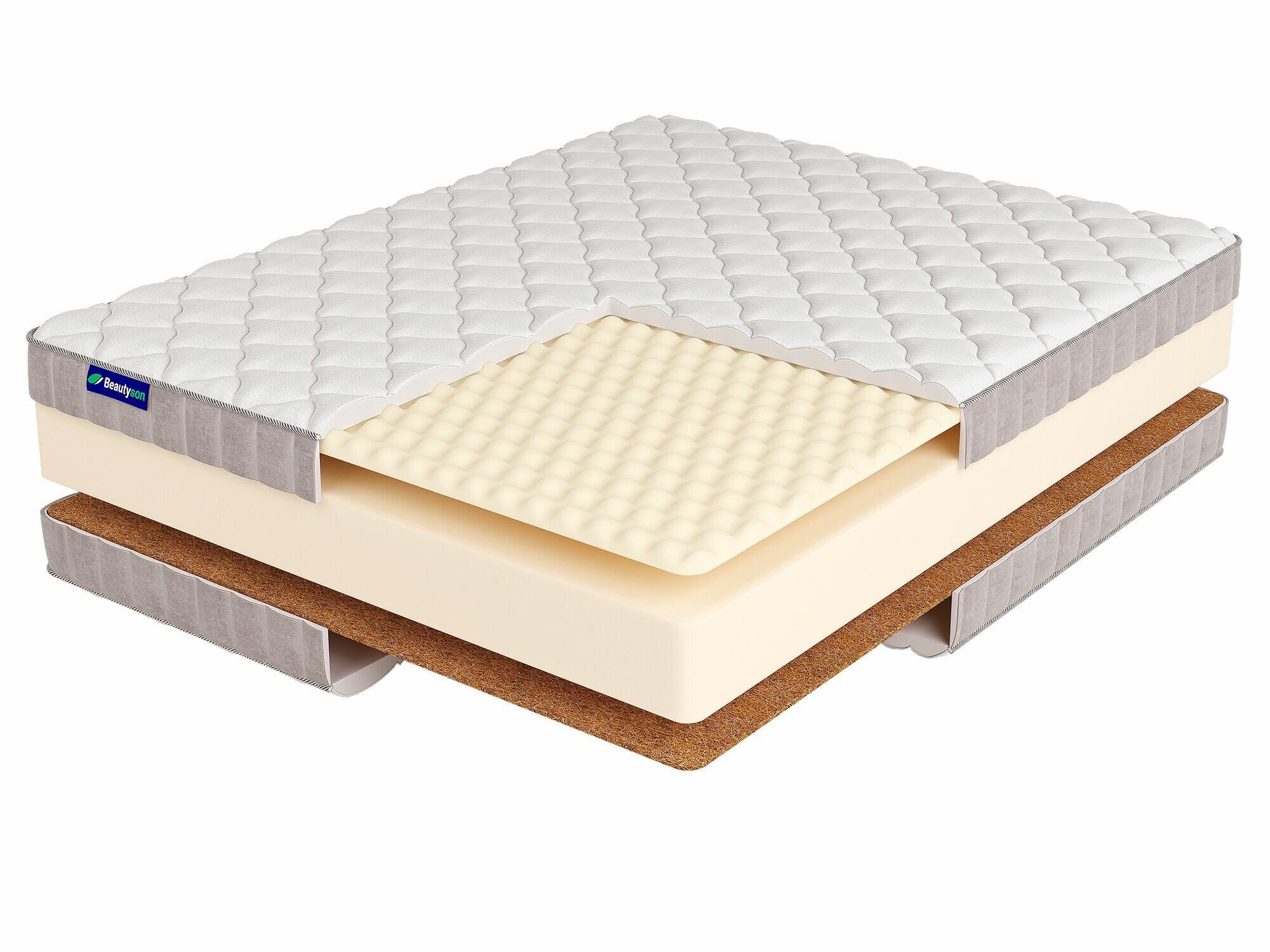 Матрас Beautyson Roll Foam 14 Massage Cocos Lux 160х200 высота 18 см