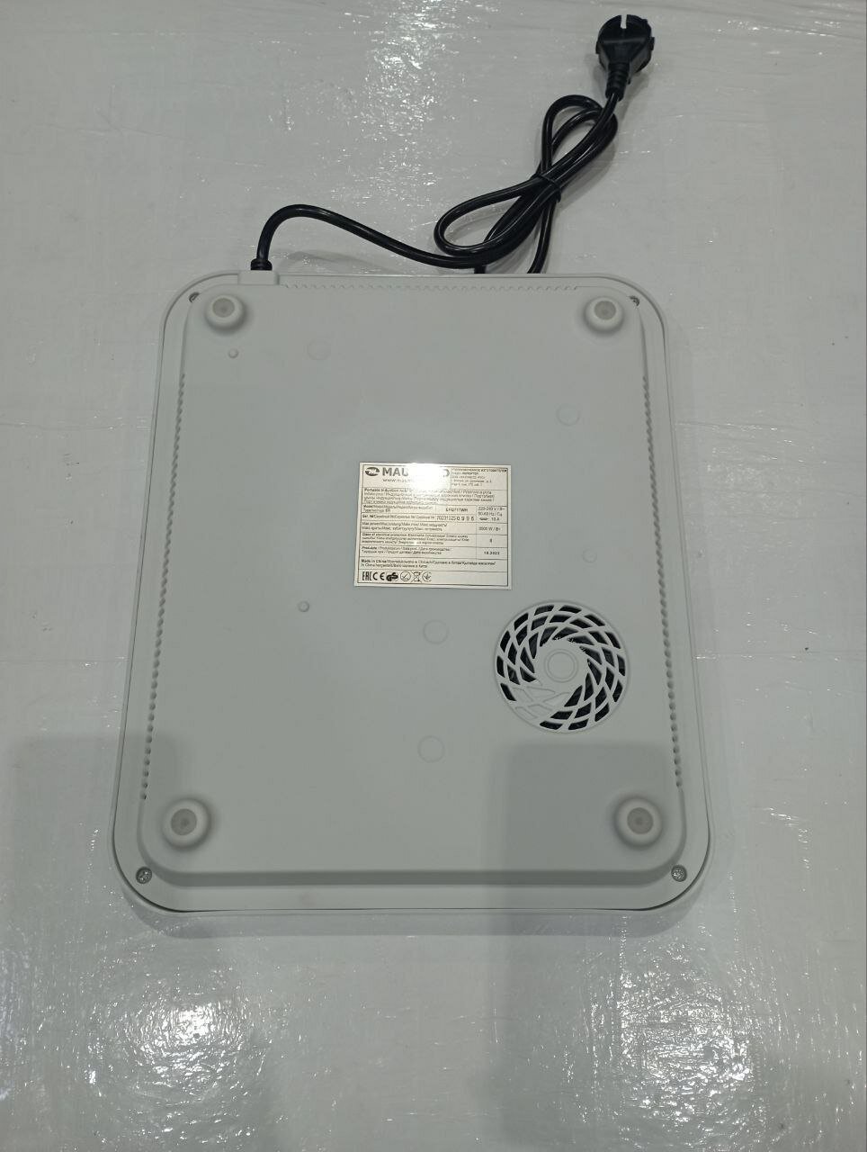 Индукционная плитка MAUNFELD EFI271TWH