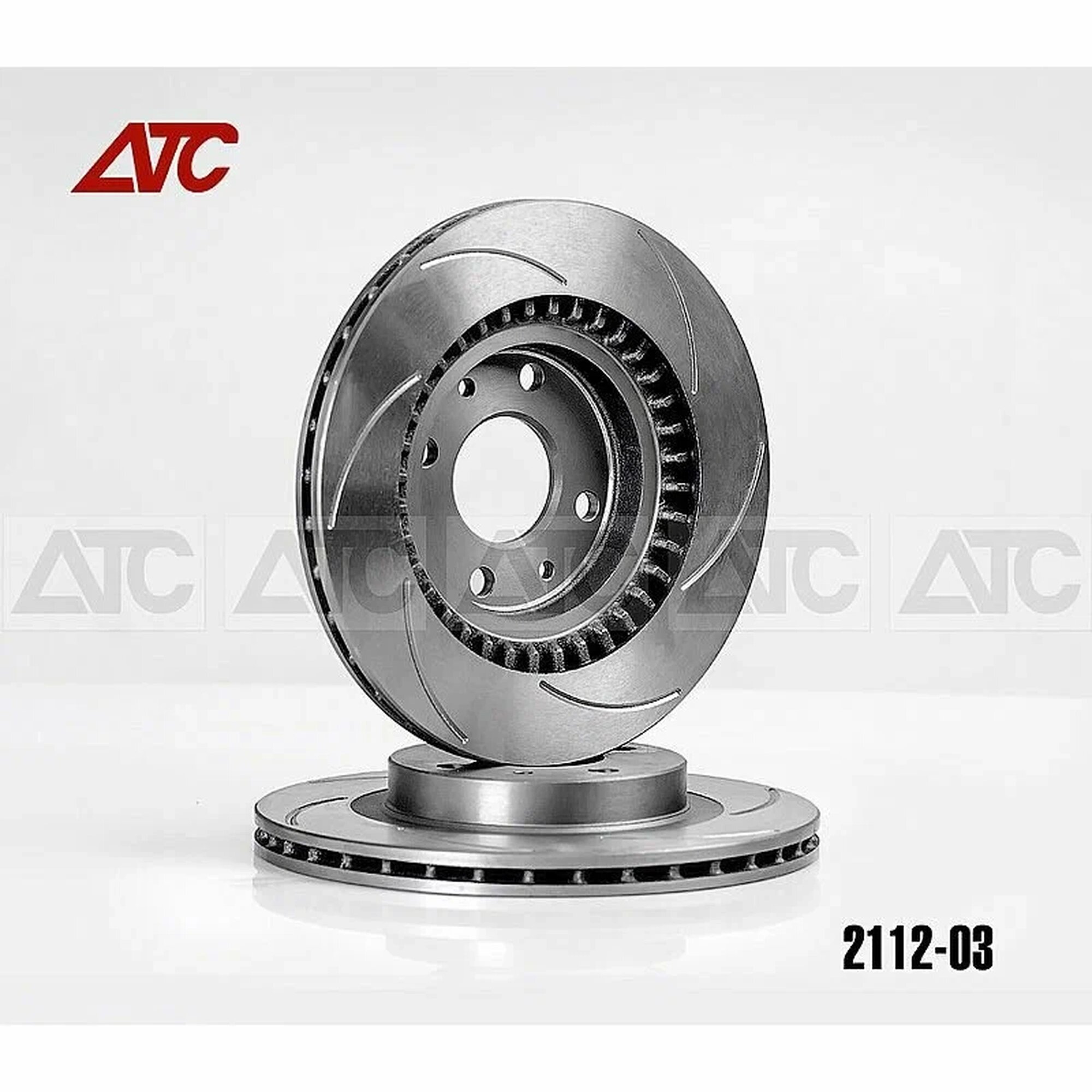 Тормозной диск передний АТС 211203 для а/м LADA Kalina/Granta