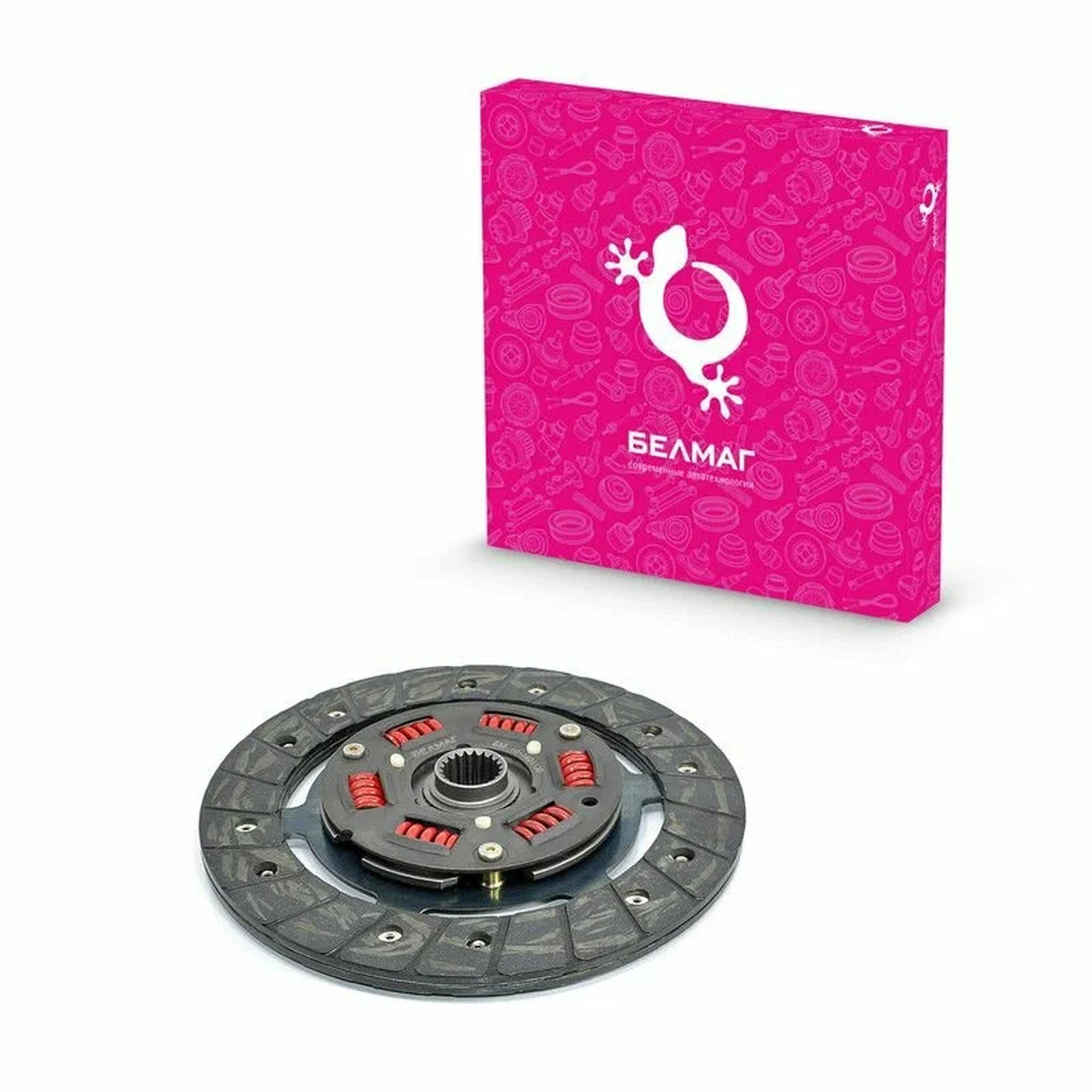Диск сцепления BELMAG BM5930, для ВАЗ 2110-2111, металл, темно-серый