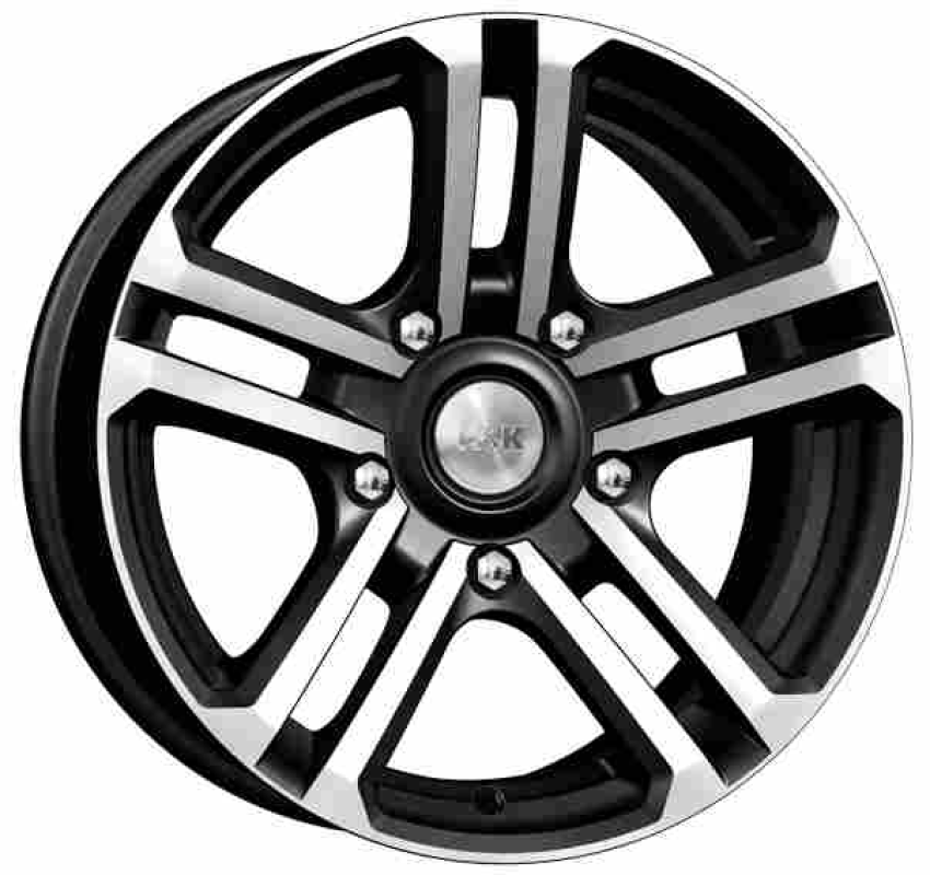 Диск колесный КиК Палладика 7,0x16 5x139,7 Dia98.0 ET30 цвет алмаз черный
