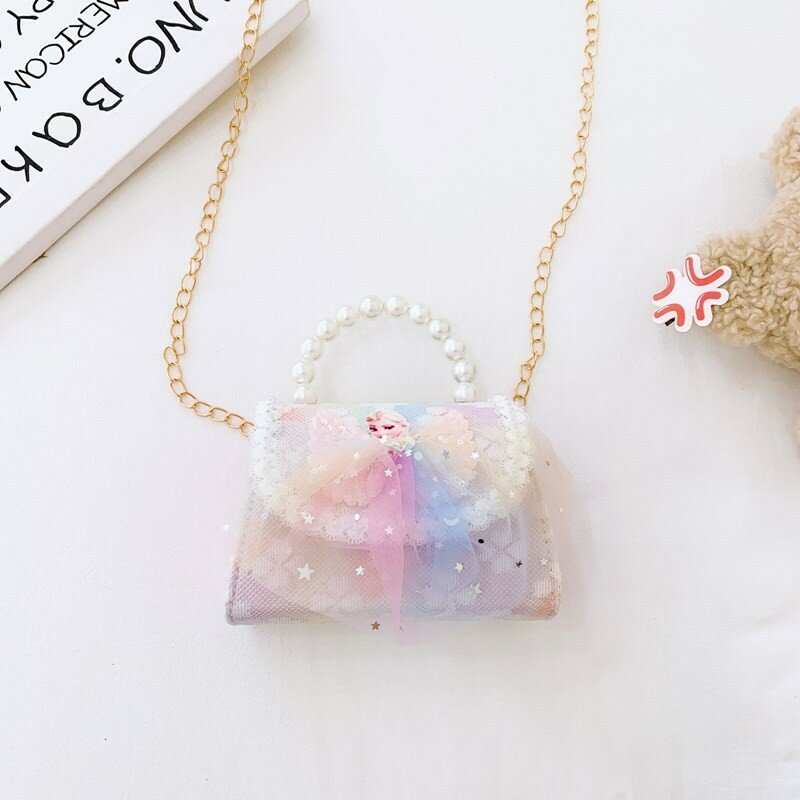 Очаровательная сумочка-принцесса с кружевной отделкой для девочек от трех до девяти лет, Клевер Принцесса