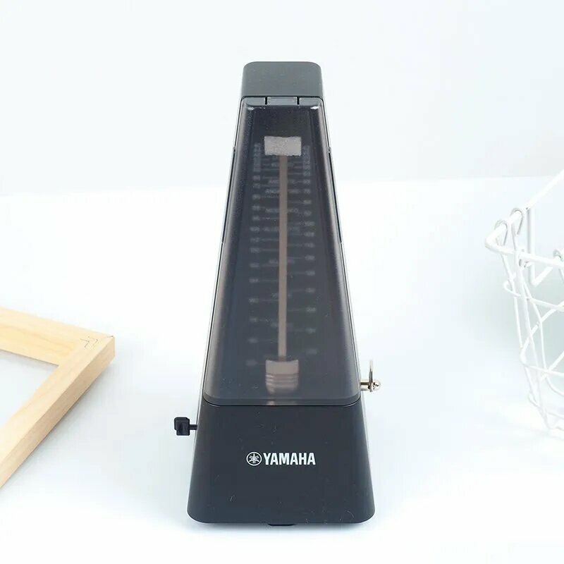Механический метроном YAMAHA, универсальный для фортепиано, гитары, цитры и скрипки, черное