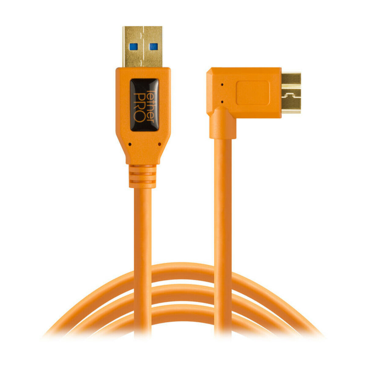Кабель передачи данных USB 3.0 - Micro-B длина 4,6 м угловой Tether Tools CU61RT15-ORG TetherPro Right Angle Adapter