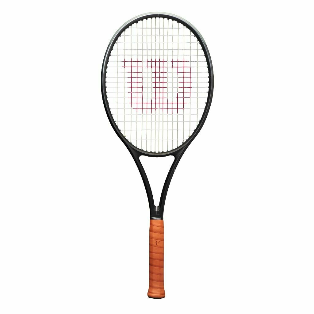 Теннисная ракетка WILSON RF 01 PRO, черный, оранжевый, 3 ручка