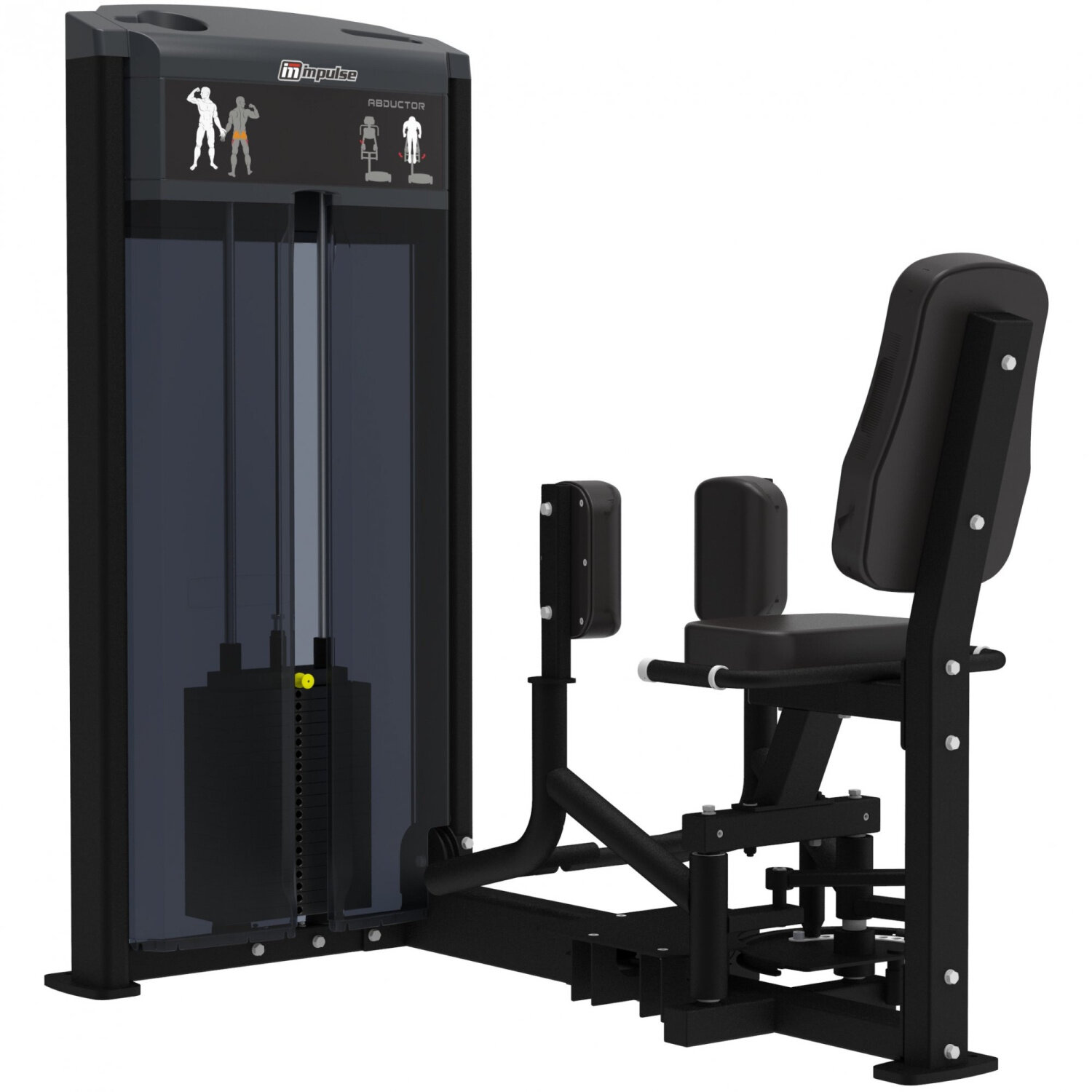 Impulse IF9335 разведение ног - 91 кг (200 ф.) - полное