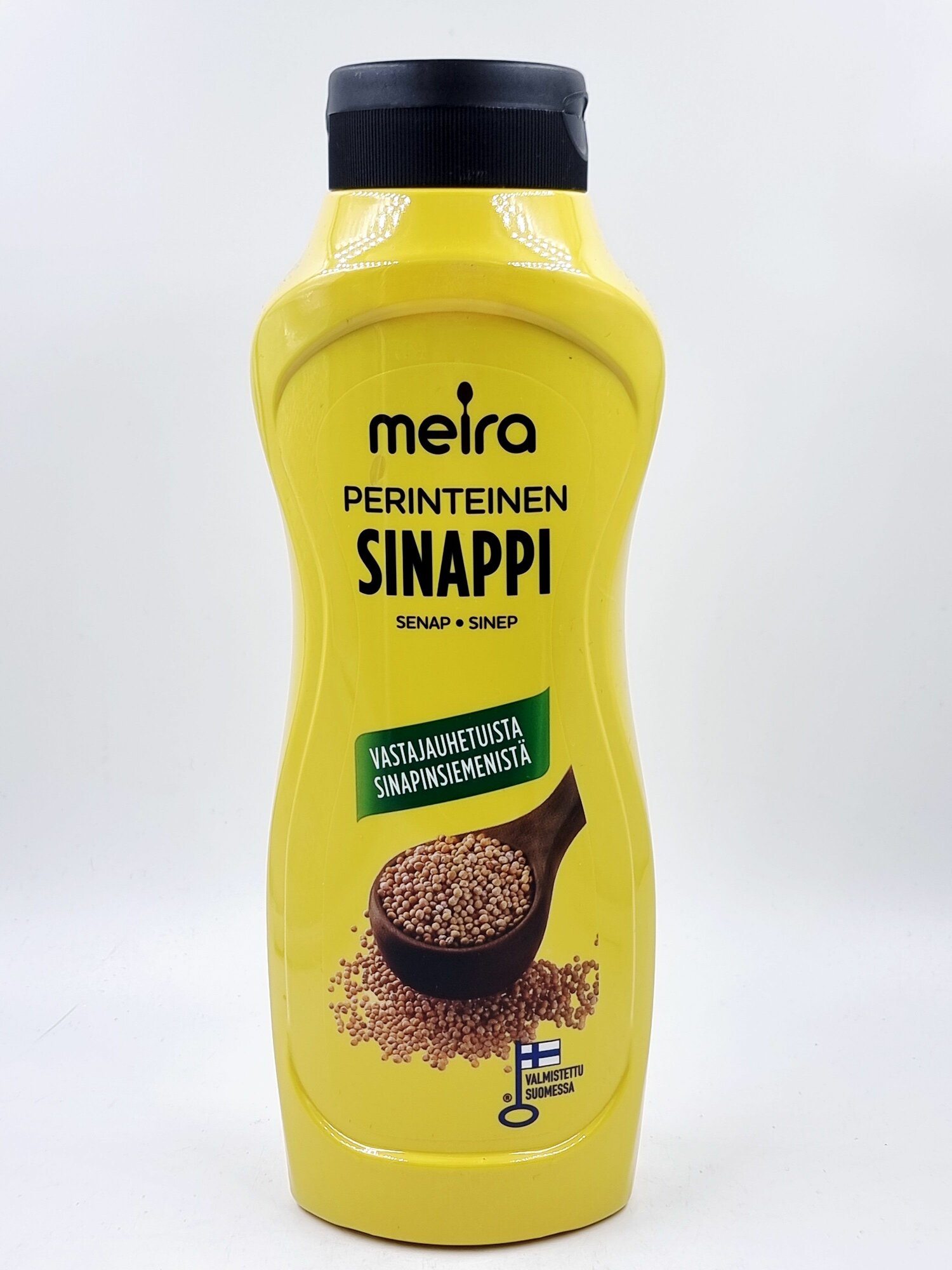 Горчица Meira Традиционная не содержит загустителей и ароматизаторов 950 грамм (из Финляндии)