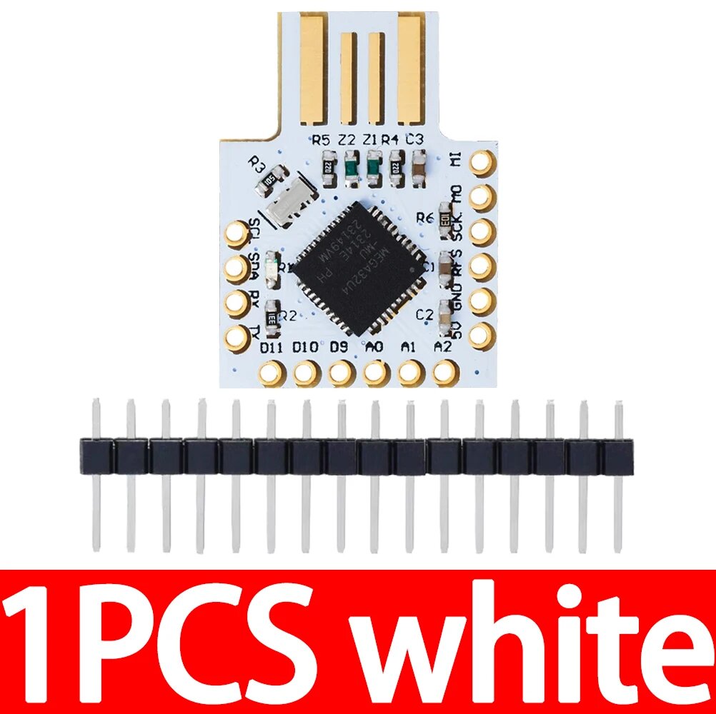 Baishundianzi Beetle-Leonardo Pro Micro плата MCU для Arduino 1PCS White