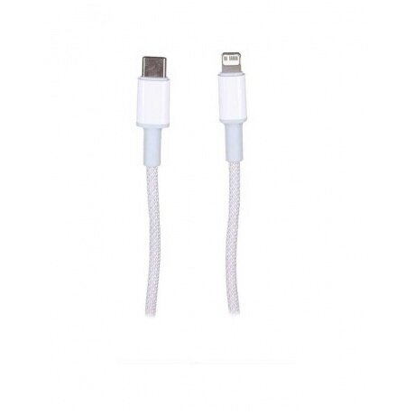 Кабель Baseus High Density Braided USB Type-C - Lightning 20W 2m White CATLGD-A02
