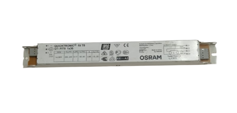 ЭПРА Osram QT-FIT8 1 x 36 для люминесцентных ламп T8, маталлическйи корпус