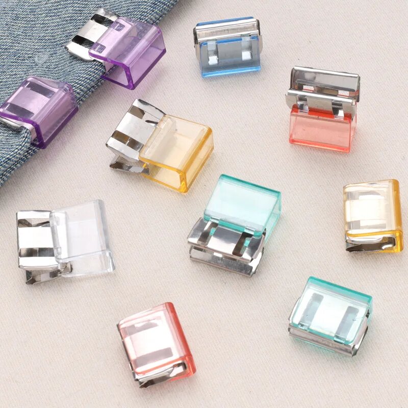 Невидимые фиксирующие зажимы для брюк 10pcs random colors