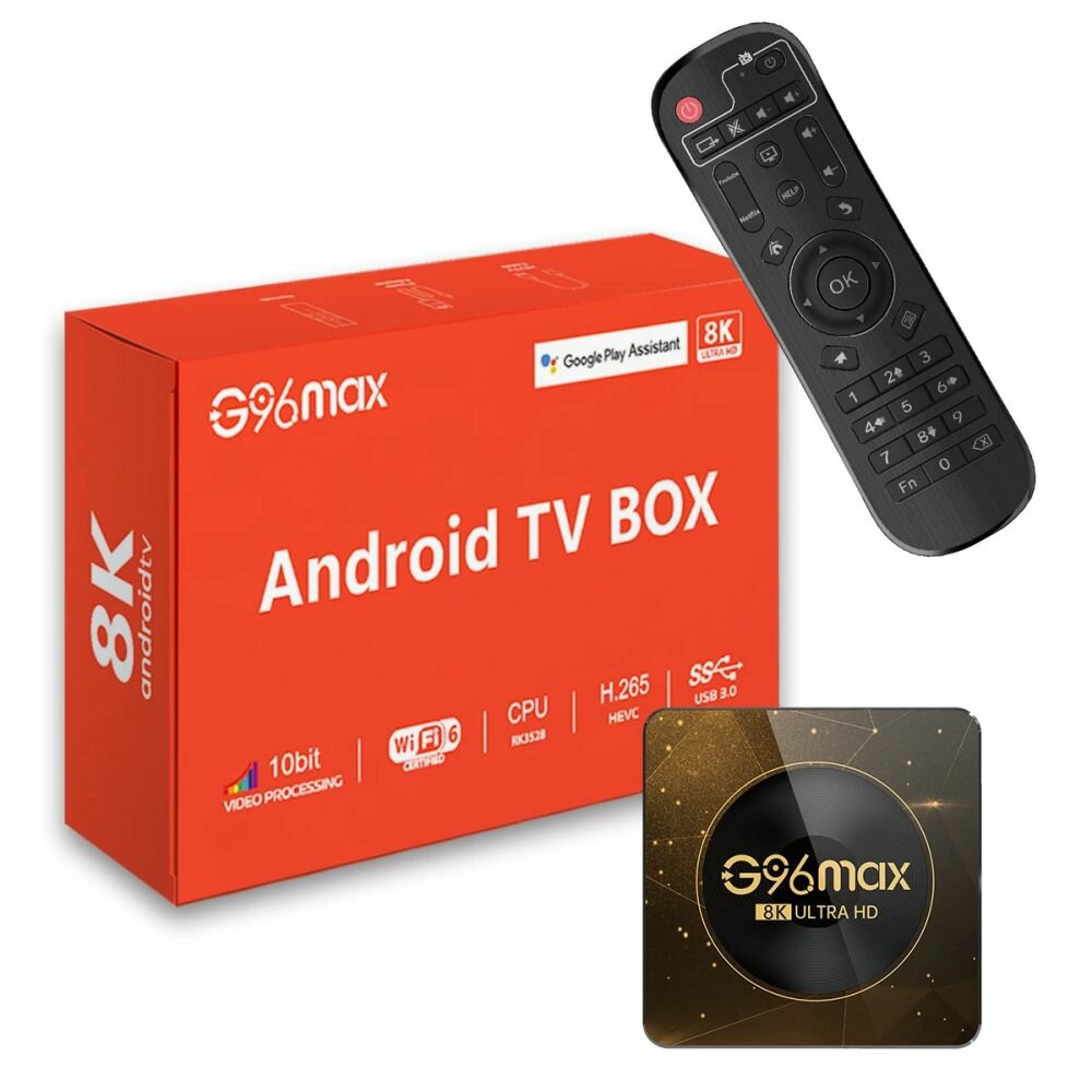 Android 13 8K Ultra HD Smart TV Box Wifi6, быстрая и стабильная передача данных, медиаплеер 4 ГБ, 64 ГБ, большая память, Netflix, YouTube, ATV MAXA13