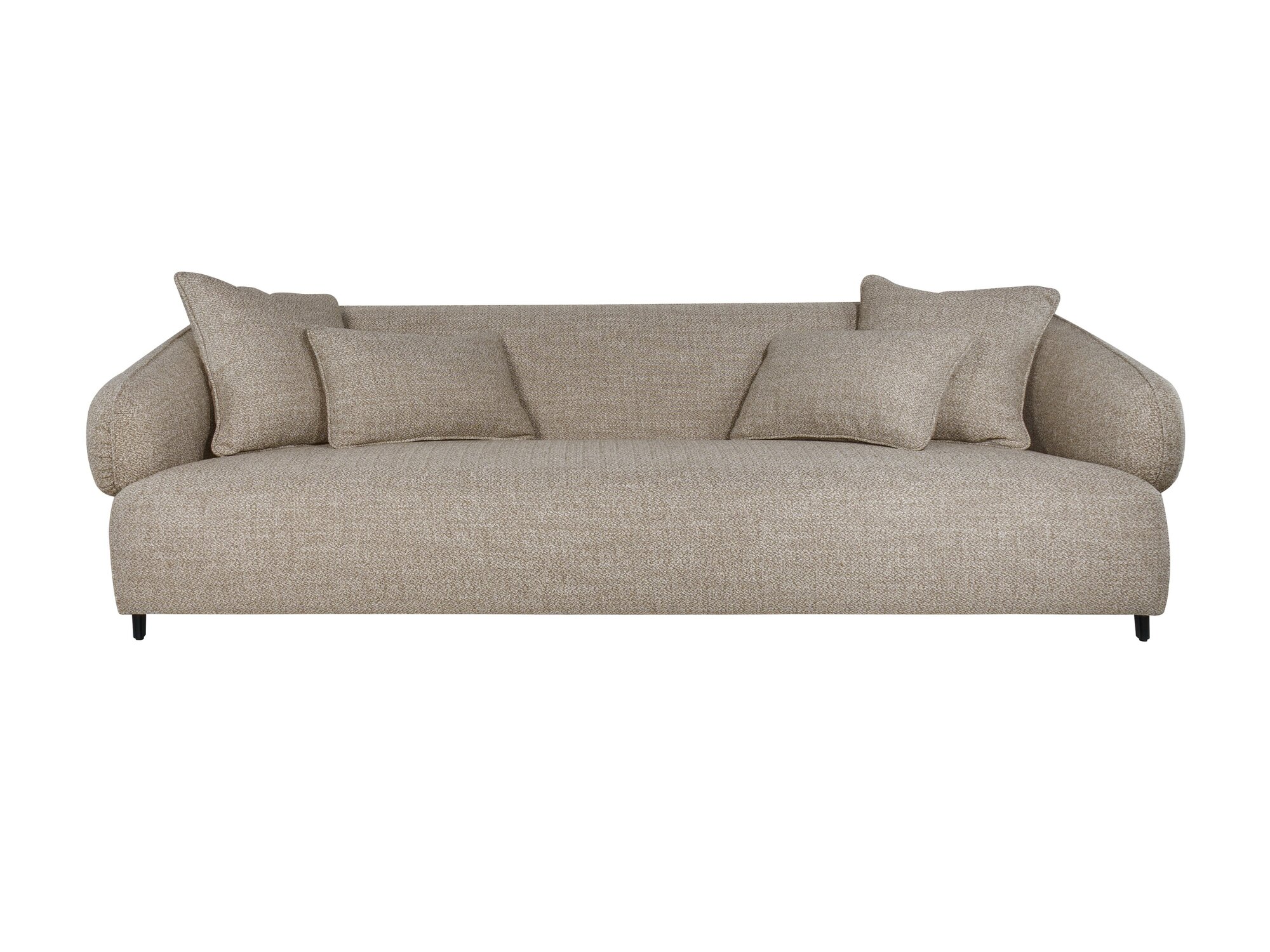 Диван Fort M, Каркас - березовая фанера, Основание (ножки) - мдф, Шпон ясеня, Наполнитель - ППУ, Пружины, Наполнитель