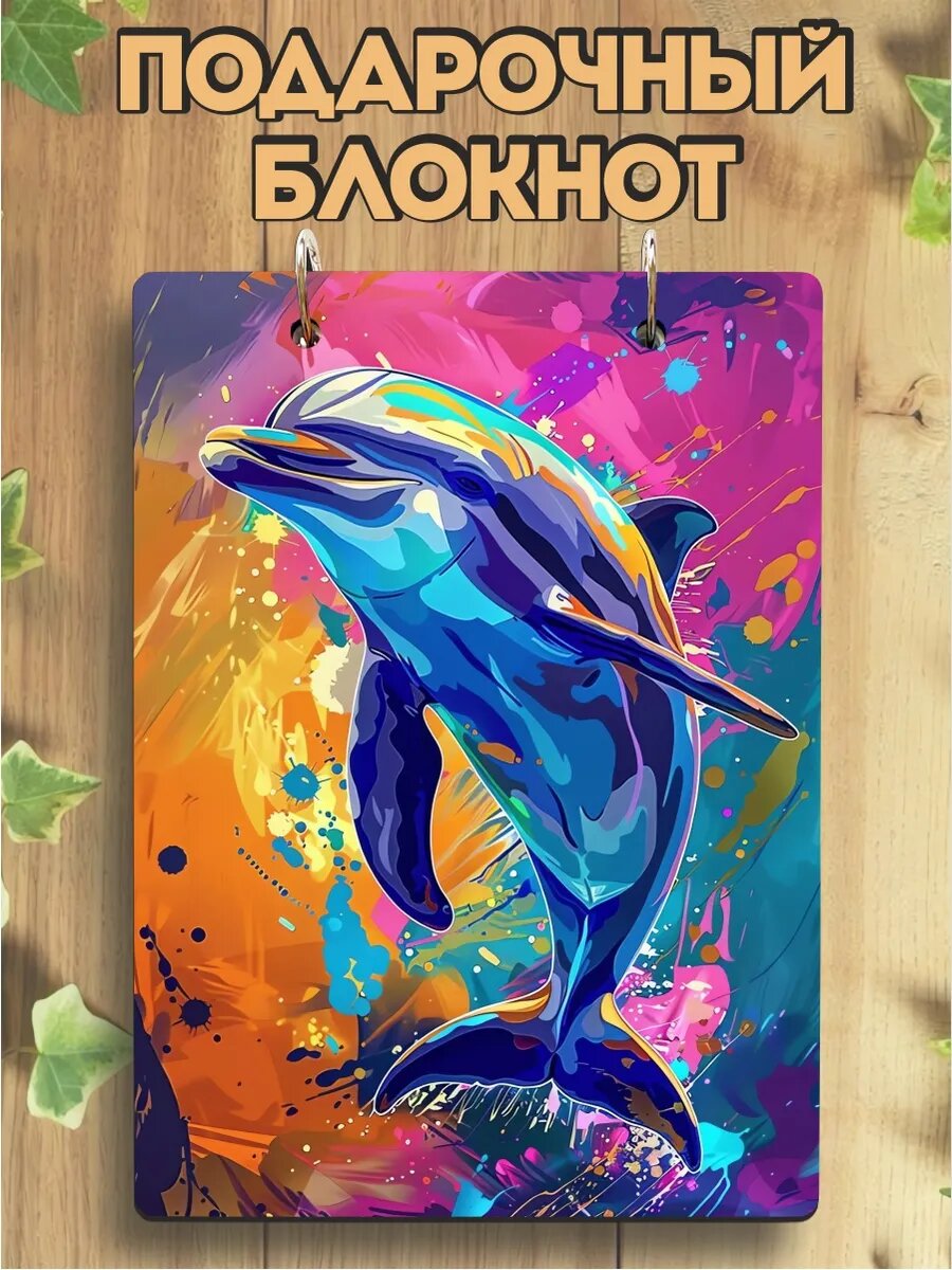 Подарочный блокнот "Дельфин"