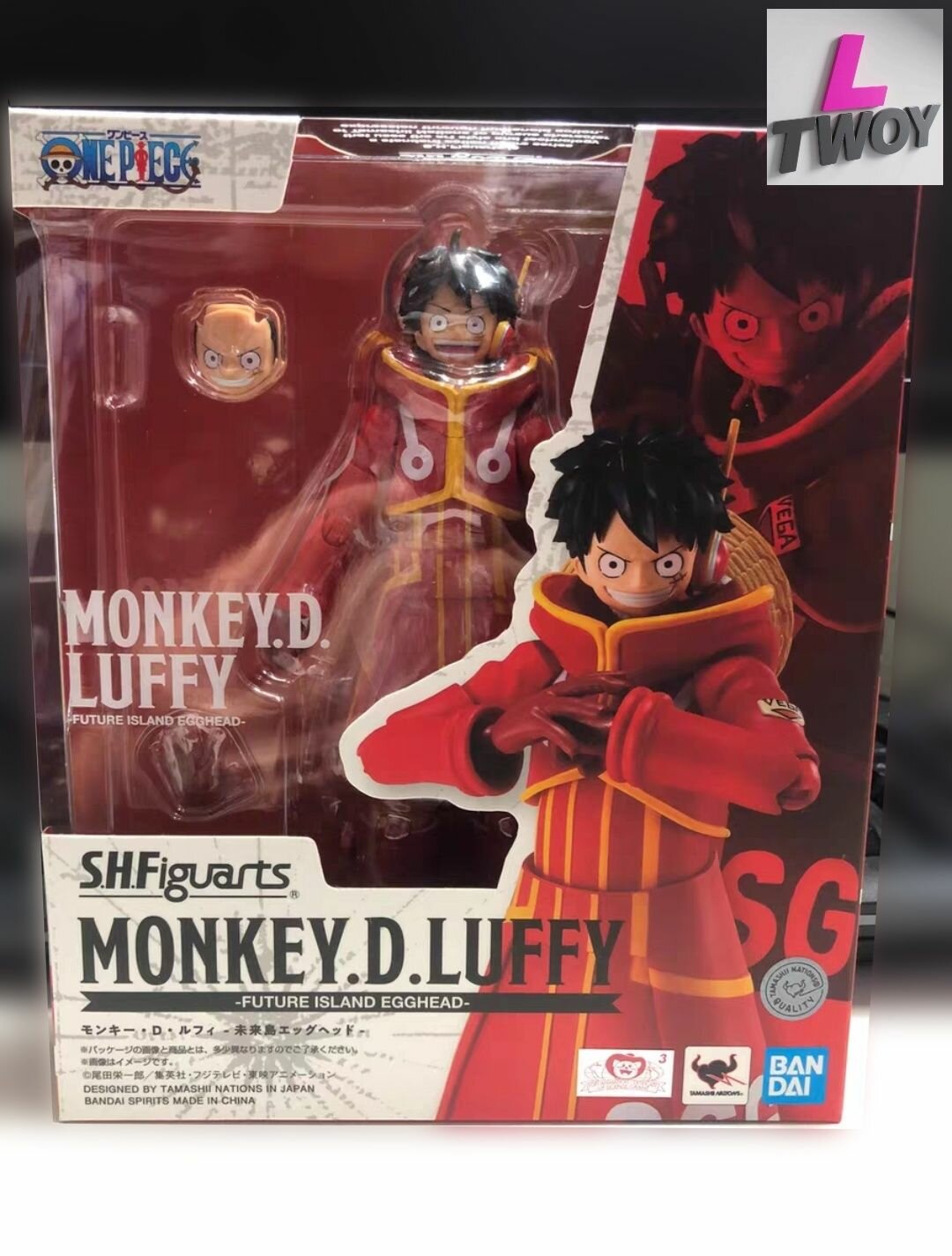 Экшн фигурка Bandai S.H.FIGUARTS One Piece - Обезьяна Д. Луффи, Future Island Egghead, SHF-LYY