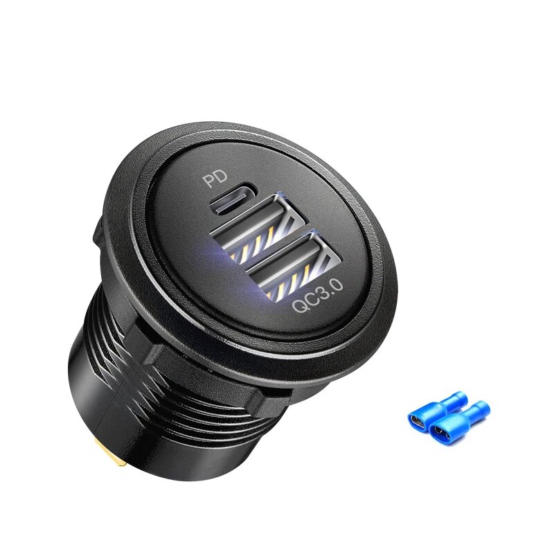 Быстрая зарядка 3,0, разъем usb для автомобильного зарядного устройства с двумя USB-портами, аксессуары для быстрой зарядки автомобиля, розетка 12 В/24 В, розетка питания QC3.0 с искусственными элементами 001