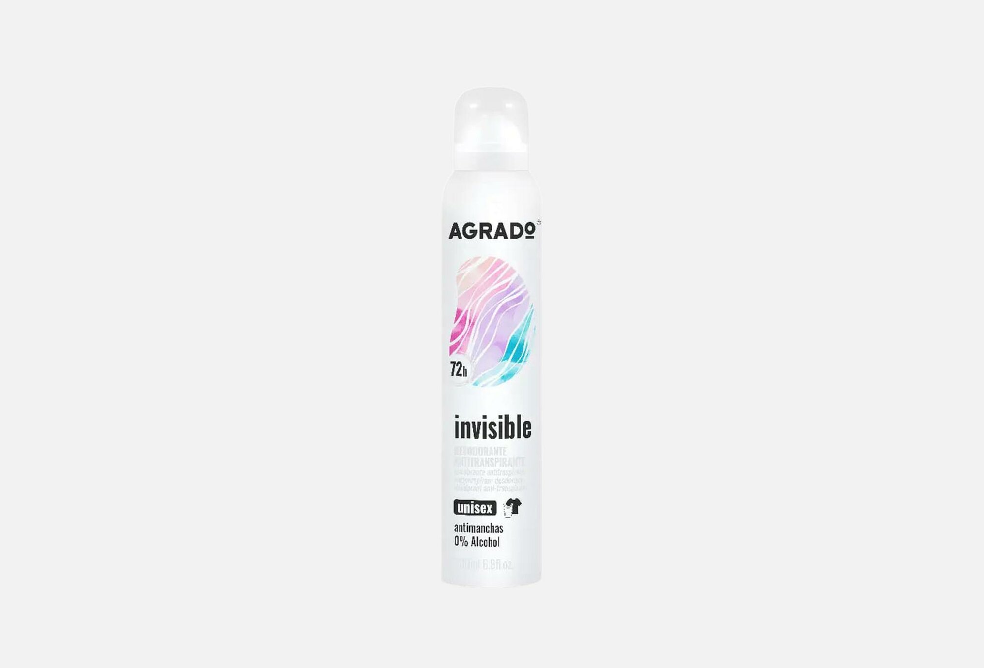 Аэрозольный Дезодорант-антиперспирант для тела AGRADO INVISIBLE 200 мл
