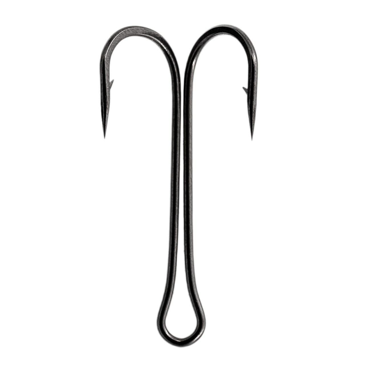 Набор крючков для рыбалки, двойники для мягких приманок, жерлиц двойной крючок N 4 30 шт