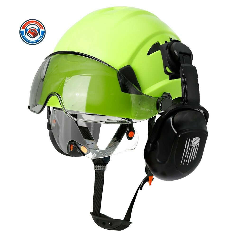 Строительная каска с 6-точечной тканевой подкладкой, Y-ремнём и защитой CE EN397, универсальный размер 52-63 см, для строительства, завода, работы на открытом воздухе и спасения, синий/красный/жёлтый/оранжевый/белый цвет
