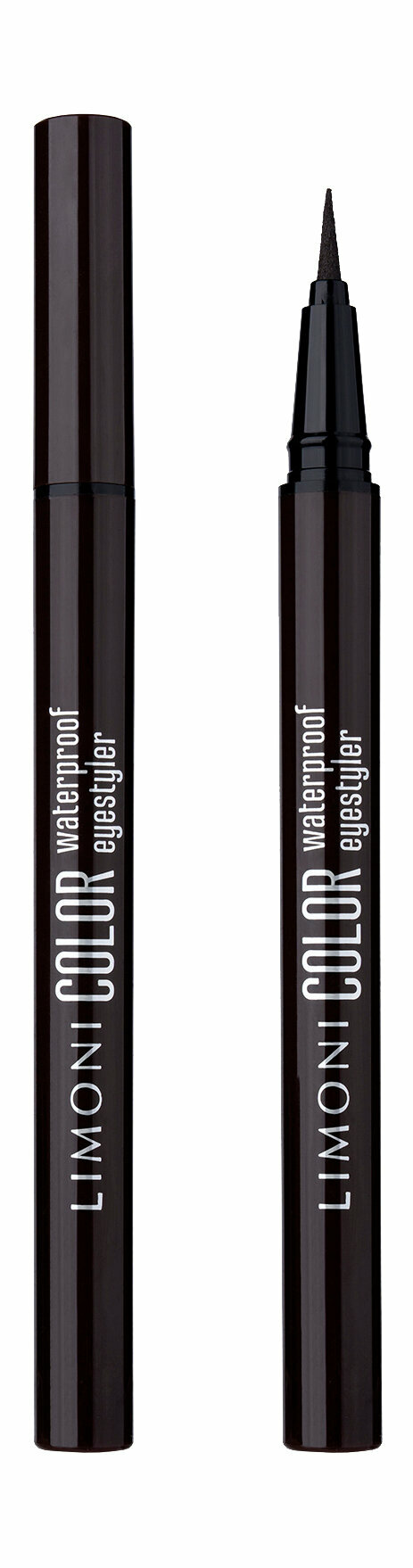 Limoni Подводка-фломастер для глаз Color Waterproof Eyestyler водостойкая, 0,4 мл, 02 Коричневый
