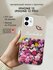 Чехол на Apple iPhone 12/12 Pro / Айфон 12/12 Про с принтом "Букет счастья"