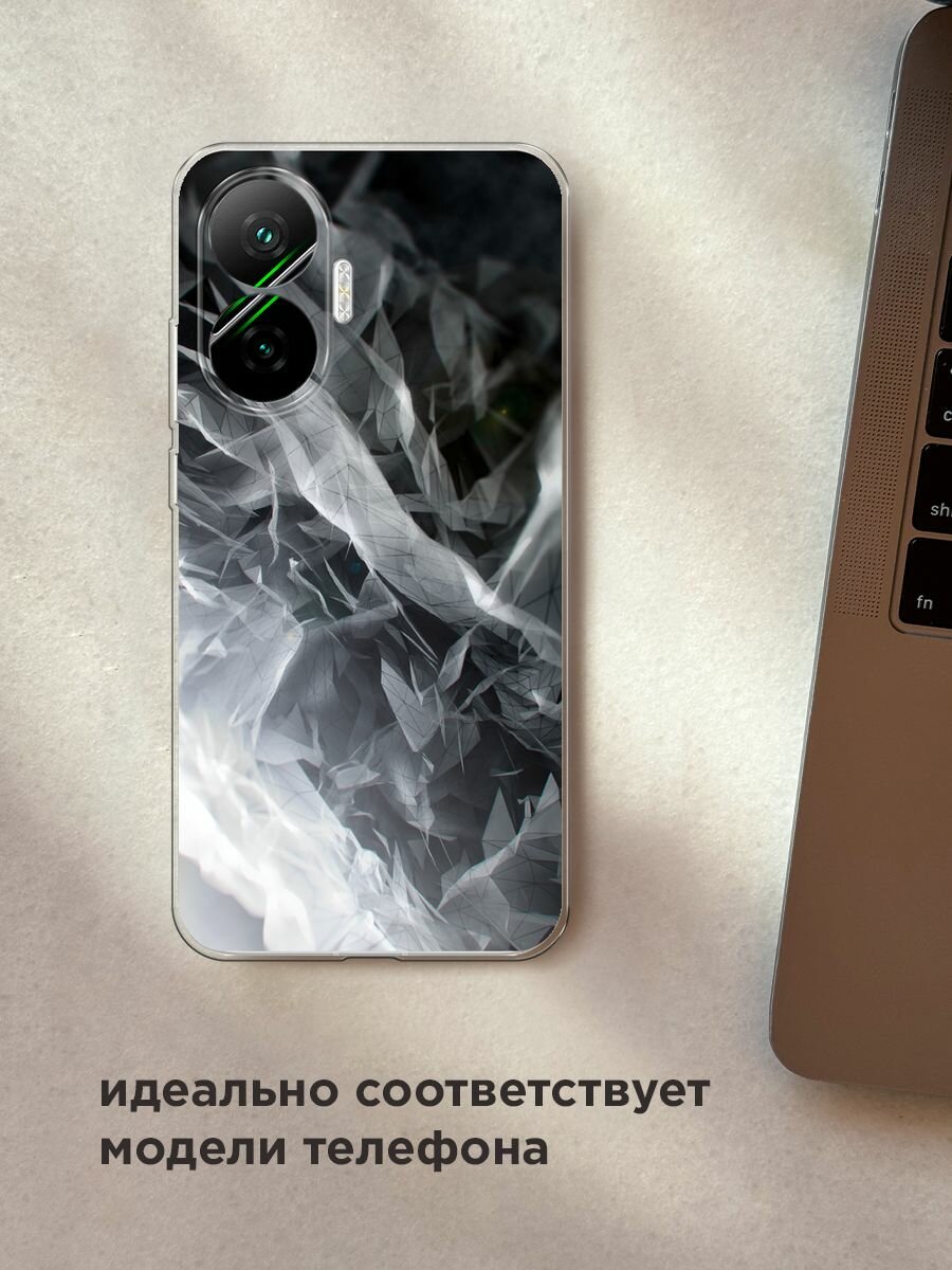 Силиконовый чехол на Poco F7 / Поко F7 с принтом "Абстракция 9" — фото 1