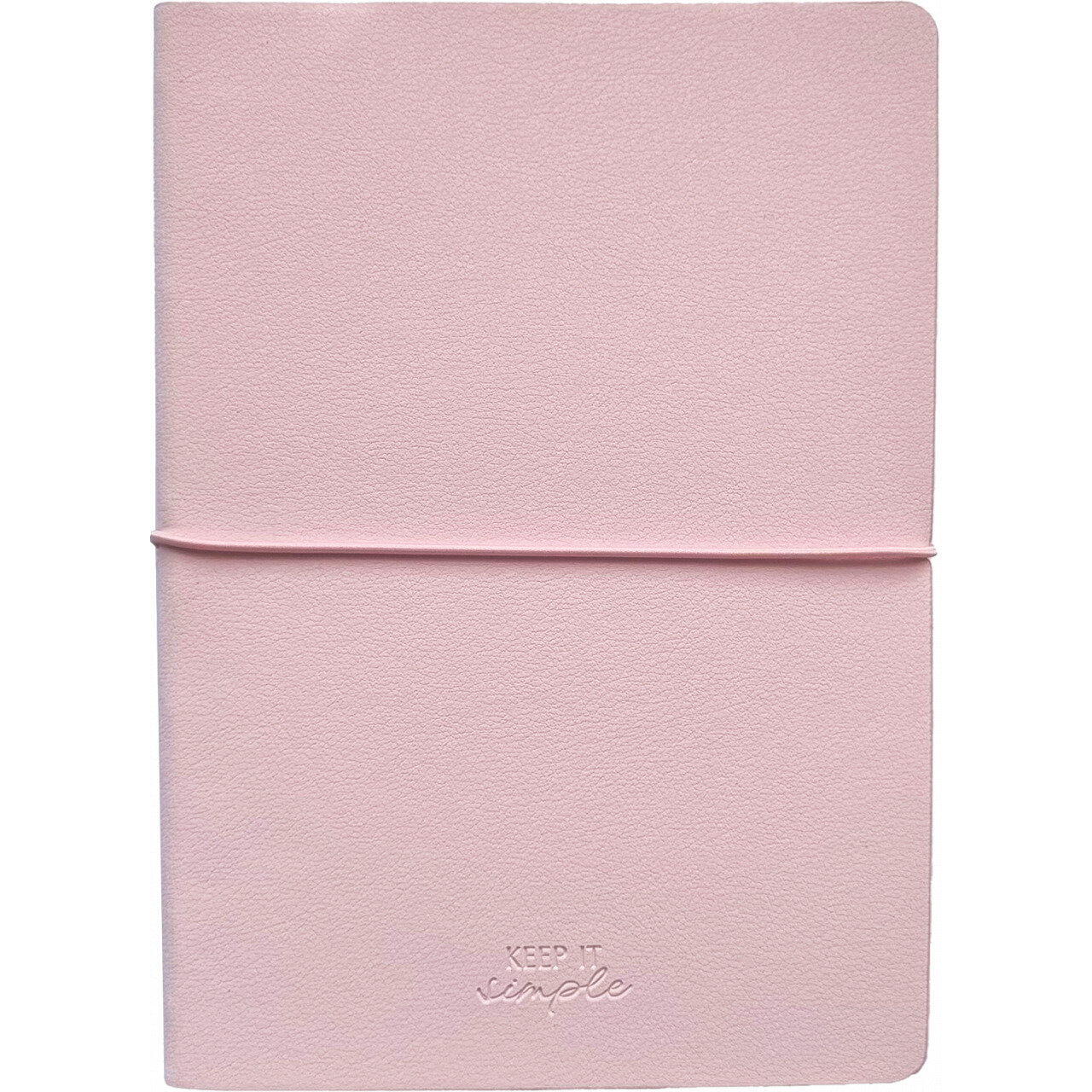 Ежедневник, недатированный, Infolio, 140x200 мм, 320 стр, мягкий переплет с горизонтальной резинкой, Candy, розовый