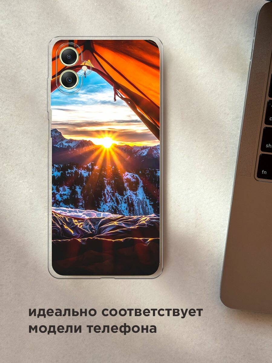 Чехол на Samsung Galaxy A06 / Самсунг Галакси А06 с принтом "Горы 7" — фото 1