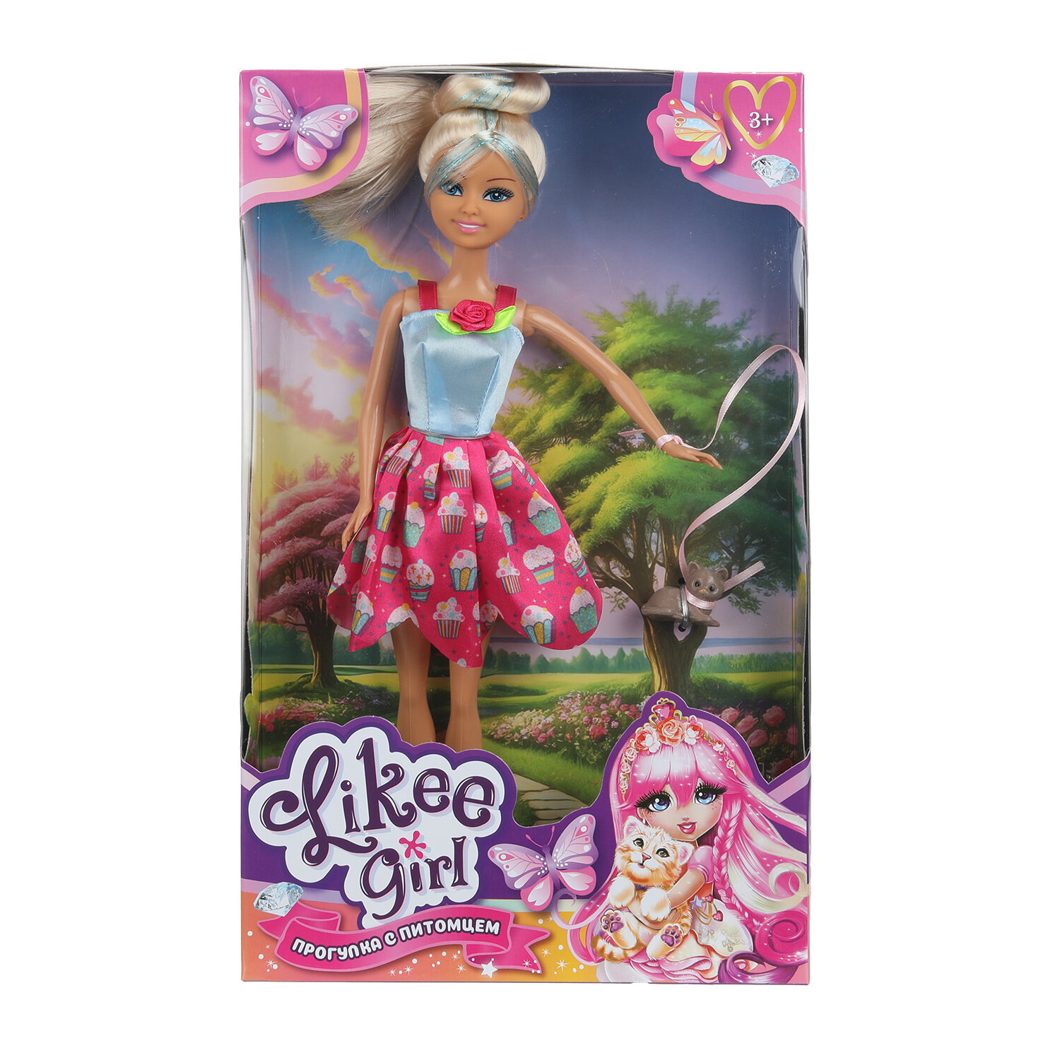 Кукла модельная Карапуз Likee Girl высота 29 см