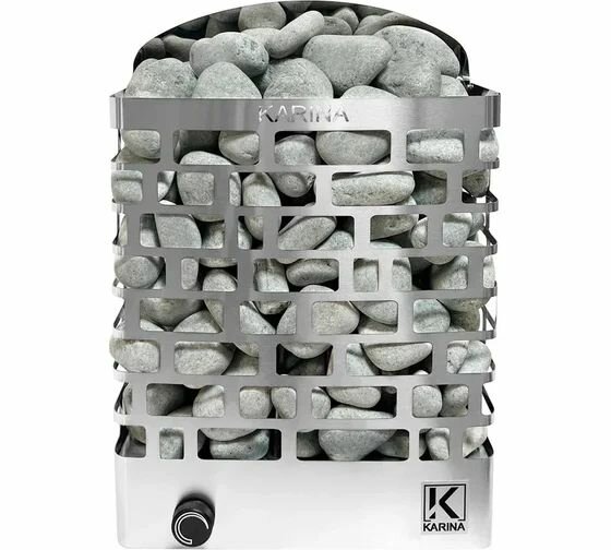 Электрическая печь KARINA Air 3/электрокаменка/печь для сауны и бани, встроенный пульт управления