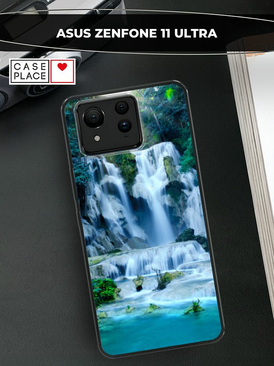 Чехол на Asus ZenFone 11 Ultra / Асус Зенфон 11 Ультра с принтом "Водопад 8"