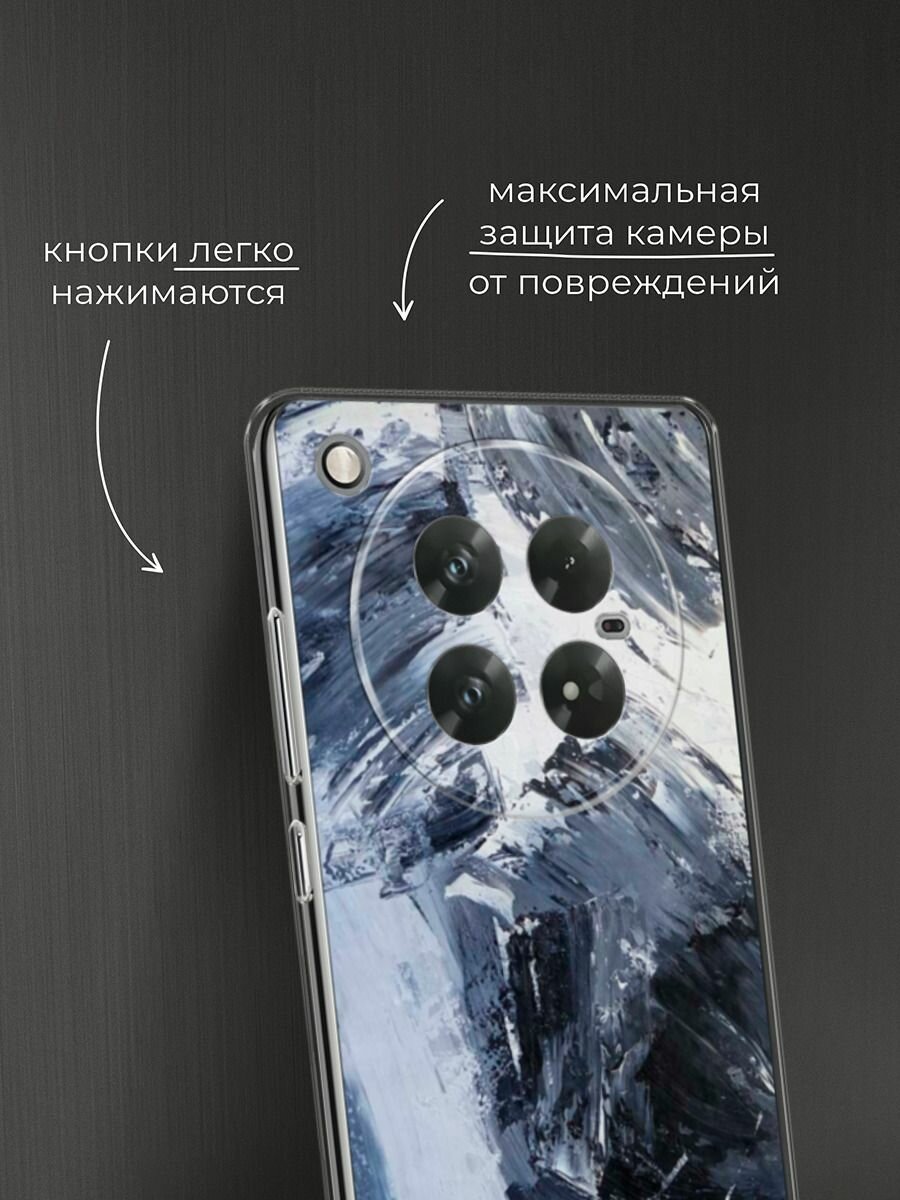 Чехол на Infinix Zero 40 5G / Инфиникс Зеро 40 5G с принтом "Абстракция живопись" — фото 1
