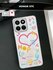 Чехол на Honor X7c / Хонор X7c с принтом "Happy lovely", прозрачный