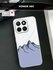 Силиконовый чехол на Honor X8c / Хонор X8c с принтом "Гора", прозрачный