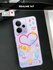 Чехол на Realme 14T / Реалми 14Т с принтом "Happy lovely", прозрачный