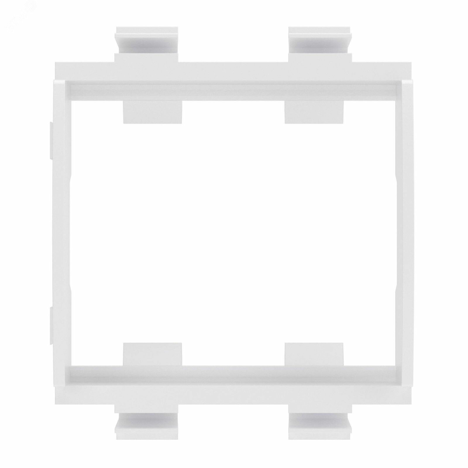 Рамка для розеток и выключателей DKC VIVA, 2 модуля, скрытый монтаж, белый